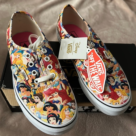 Vans | Shoes | Vans X Disney Princess Authentic Sneakers Brand New ...